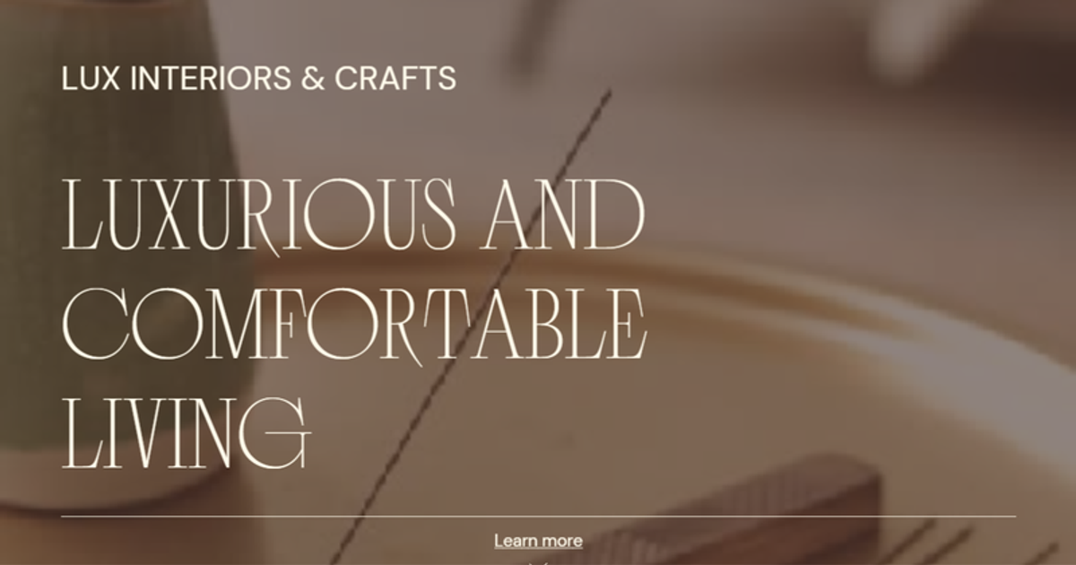 LUX INTERIORS & CRAFTS